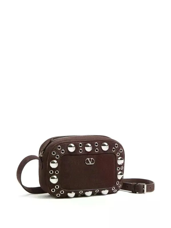 Valentino Garavani Nellcôte Ball-studs Leather Shoulder Bag