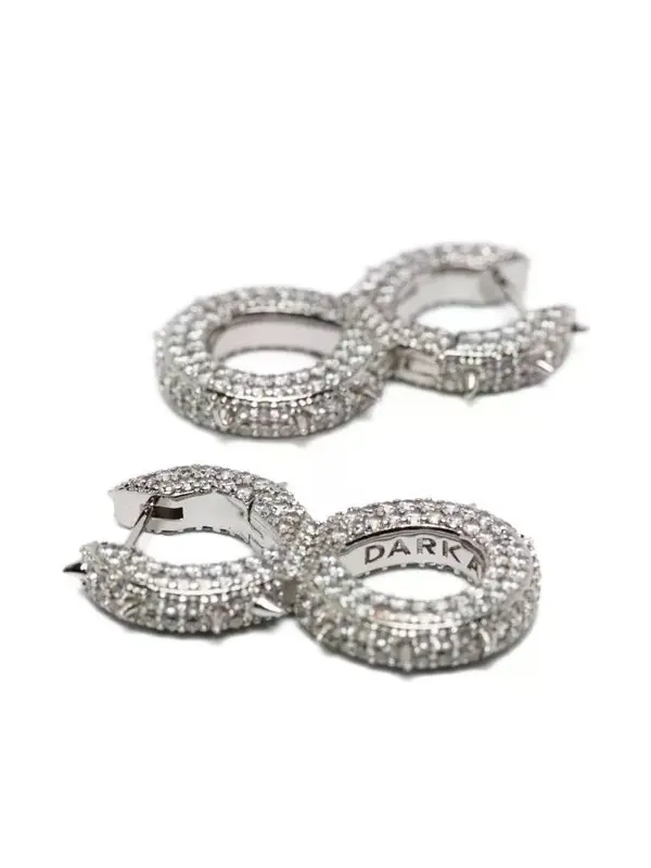 DARKAI Spiked Infinity Hoop Earrings
