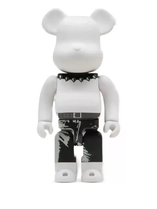 MEDICOM TOY X Andy Warhol X Rolling Stones Sticky Fingers Be@rbrick Figure 1000 - White