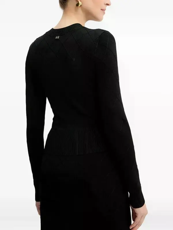 MARCIANO Diamond-effect Button Sweater