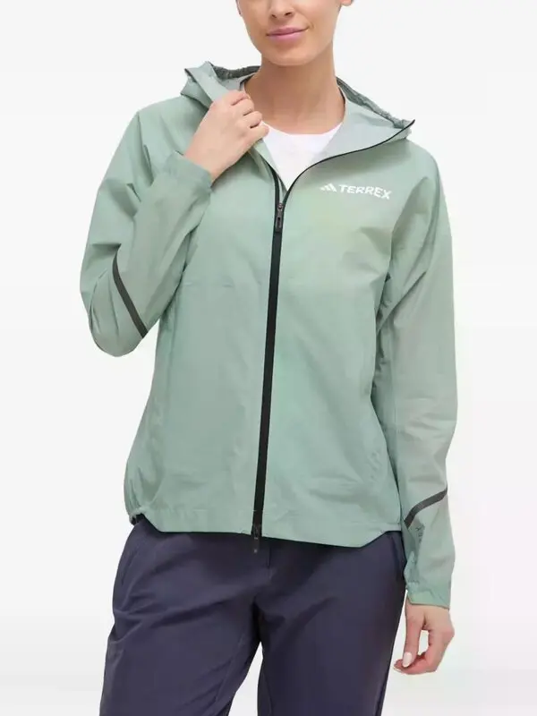 Adidas Reflective-detail Hooded Jacket