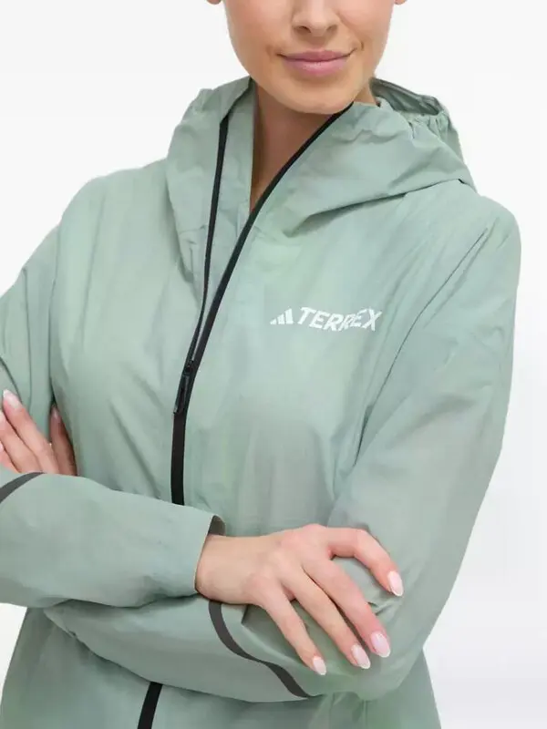Adidas Reflective-detail Hooded Jacket