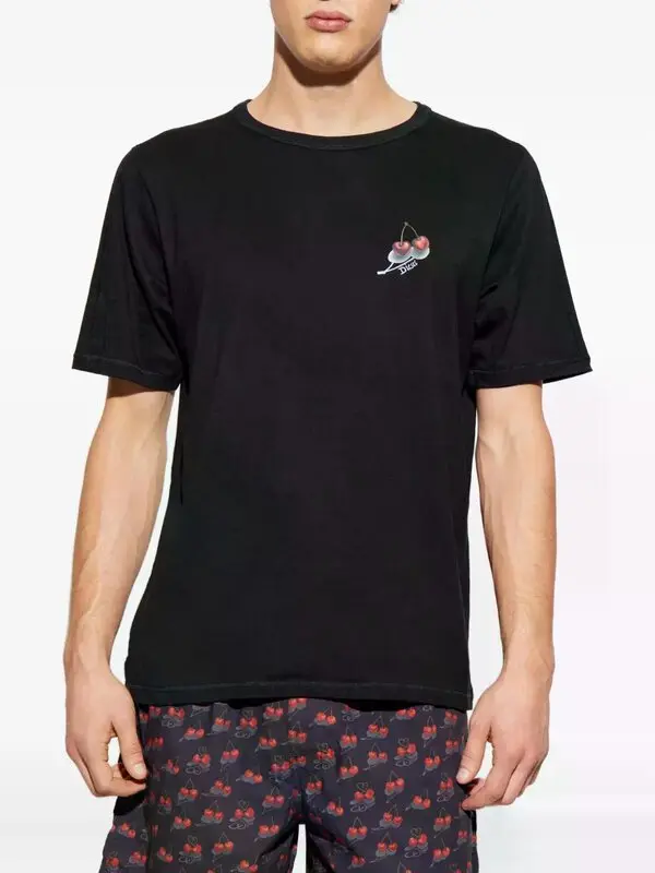 DIESEL® Kit-james Cherry-print Pajama Set - Black