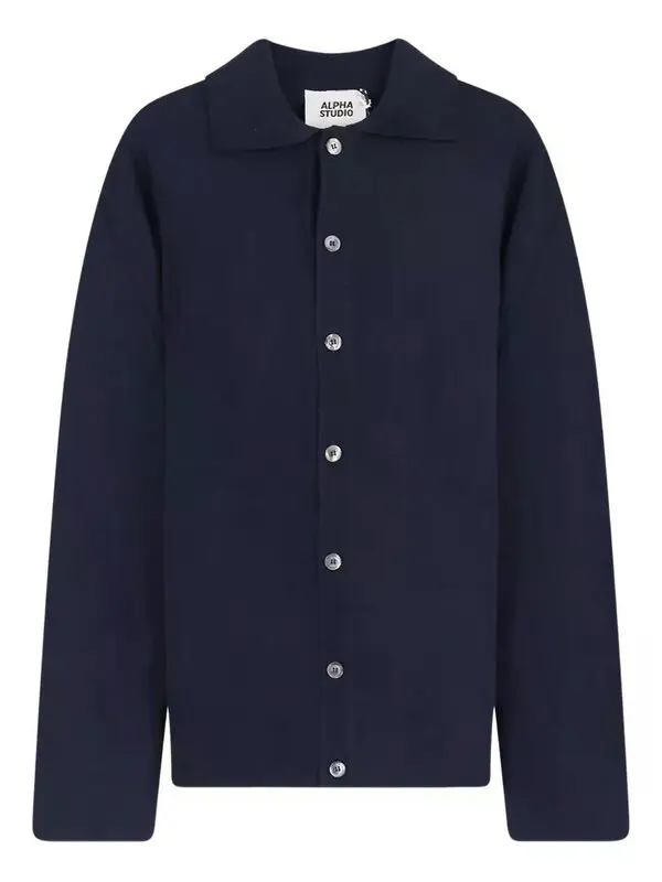 Alpha Industries Buttoned Collared Cardigan