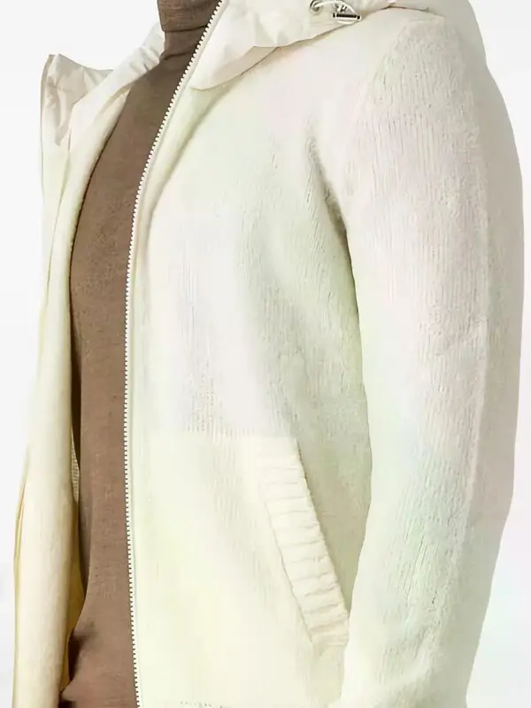 GRAN SASSO Hooded Knit Zip-up