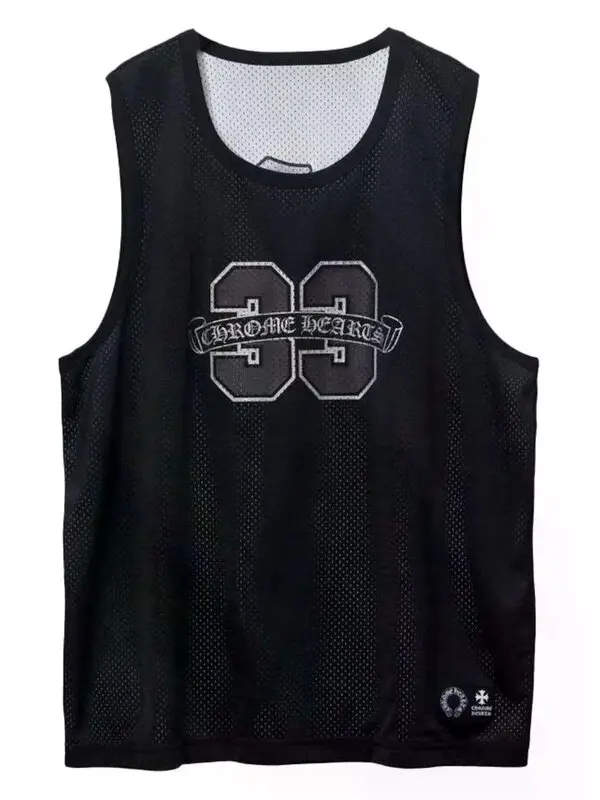 Chrome Hearts Reversible Basketball Vest - Black