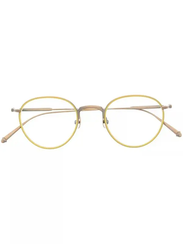 Matsuda Round-frame Glasses - Gold
