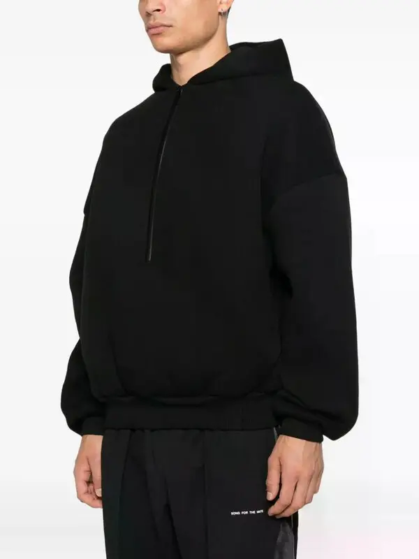 Fear Of God Zip Hooded Sweatshirt - Black