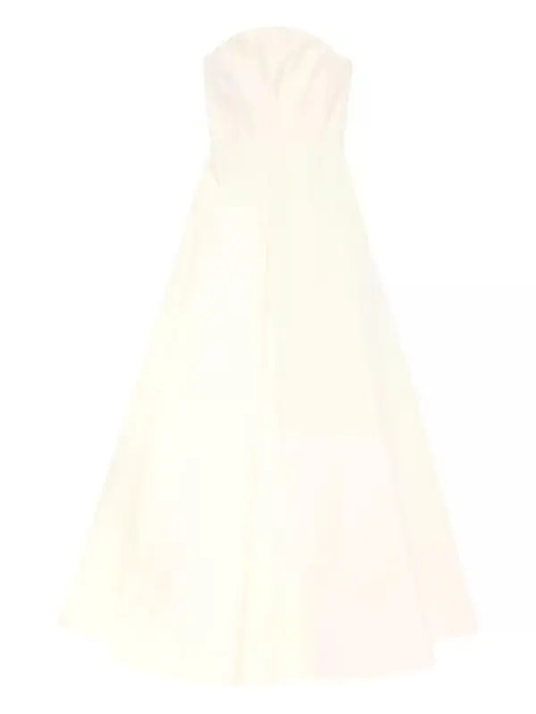 Solace London Strapless Flared Skirt Dress