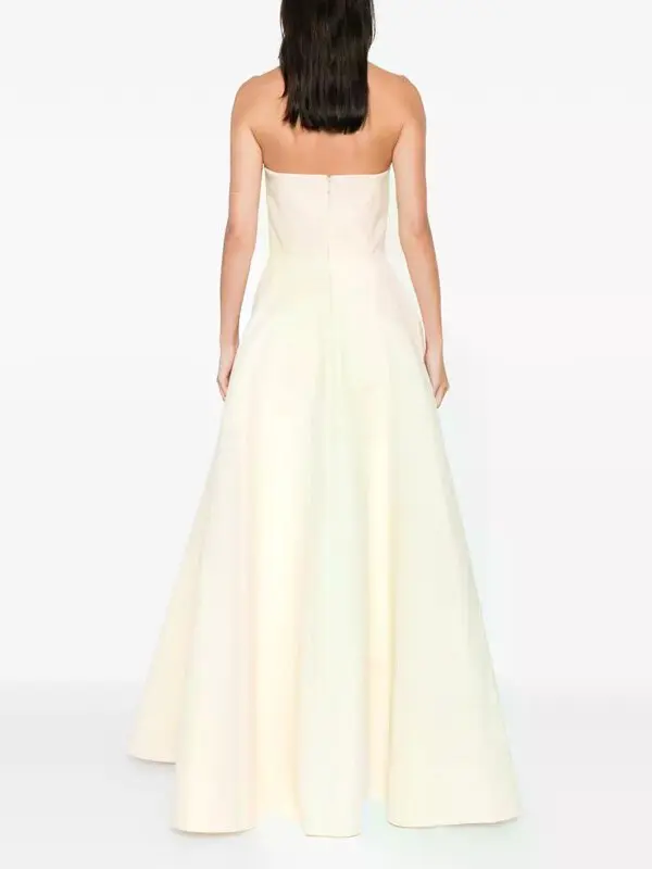 Solace London Strapless Flared Skirt Dress