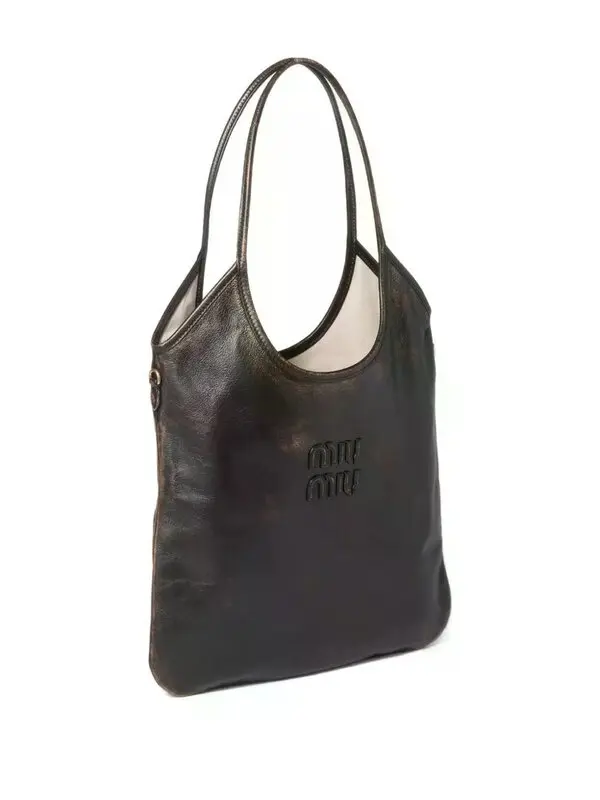 Miu Miu Ivy Leather Tote Bag