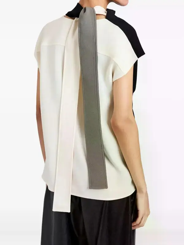 Proenza Schouler Elsa Drape-detail Blouse