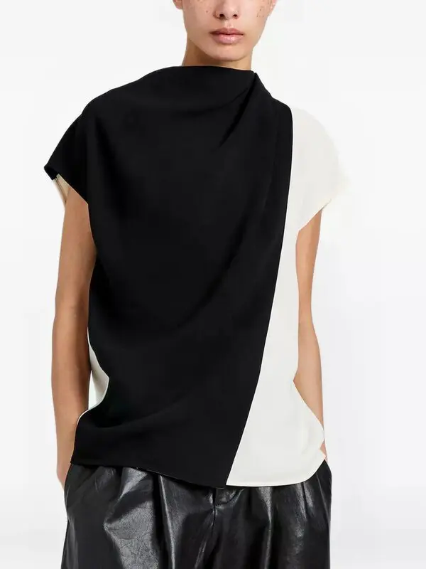 Proenza Schouler Elsa Drape-detail Blouse