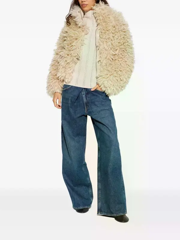 SAMSOE SAMSOE Satilly Turtleneck Openwork-design Sweater