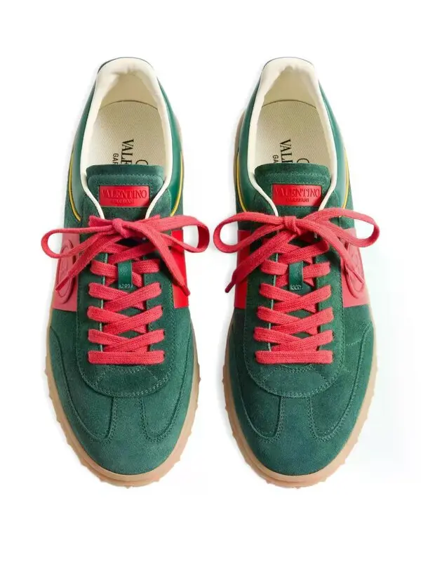 Valentino Garavani Upvillage Suede Sneakers - Green