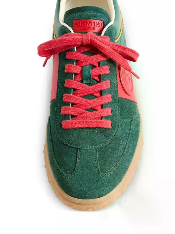 Valentino Garavani Upvillage Suede Sneakers - Green
