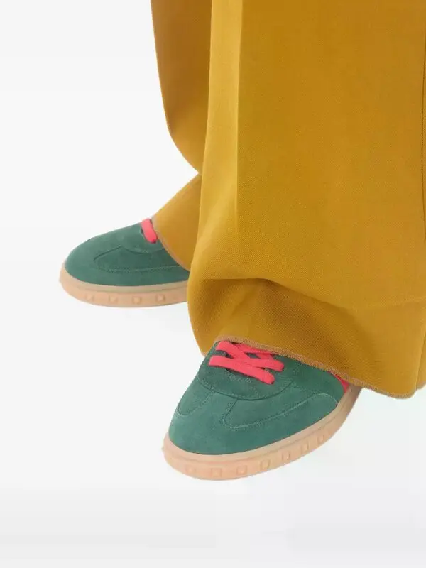 Valentino Garavani Upvillage Suede Sneakers - Green