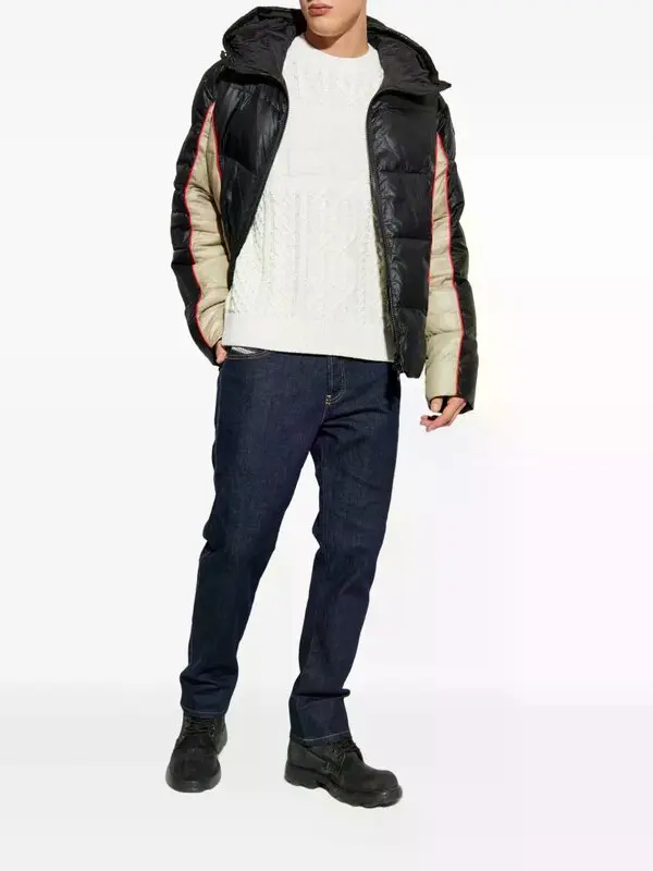 DIESEL® W-ostend-wrd Hooded Jacket - Black