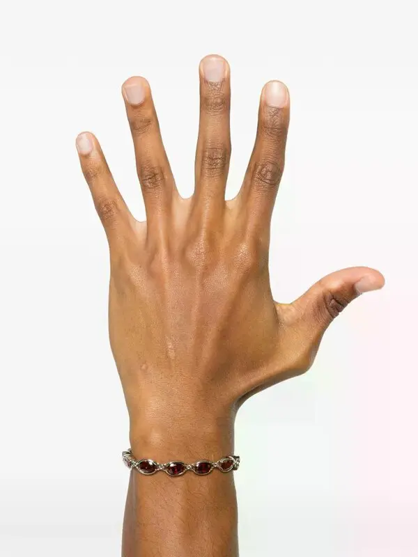 DARKAI Anchor Oval Stone Bracelet