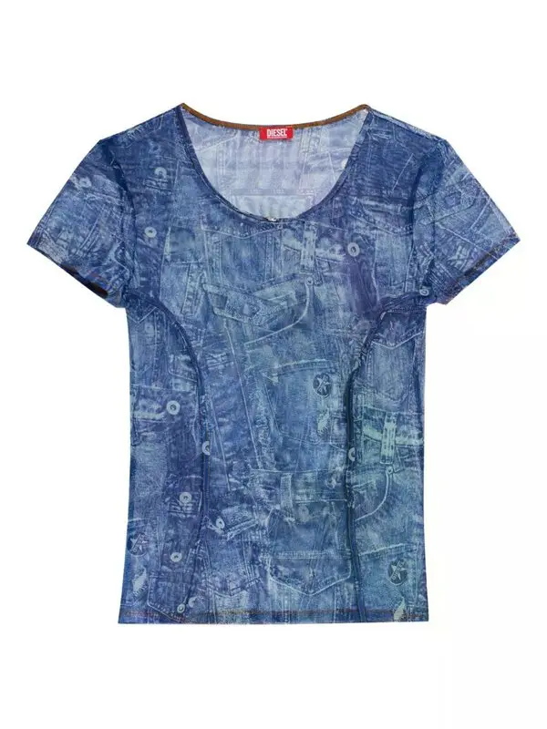 DIESEL® Printed T-shirt - Blue