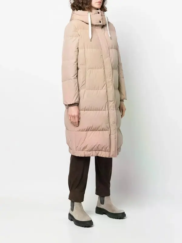 Brunello Cucinelli Drawstring Hood Padded Coat