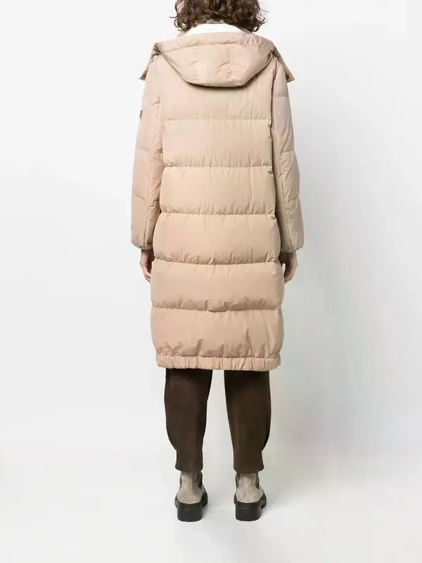 Brunello Cucinelli Drawstring Hood Padded Coat