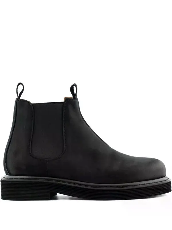 BUTTERO® Leather Chelsea Boots - Black
