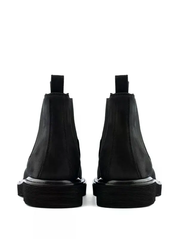 BUTTERO® Leather Chelsea Boots - Black