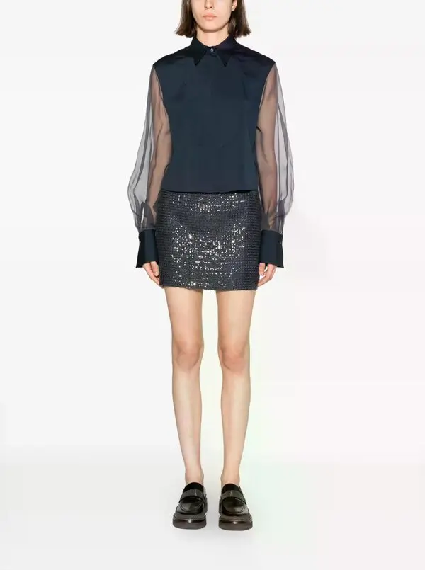 Brunello Cucinelli Sequin-embellished Miniskirt
