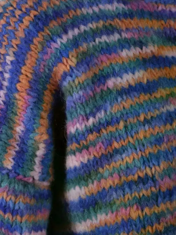 FRANTIC Multi-stripe Crew Neck Sweater