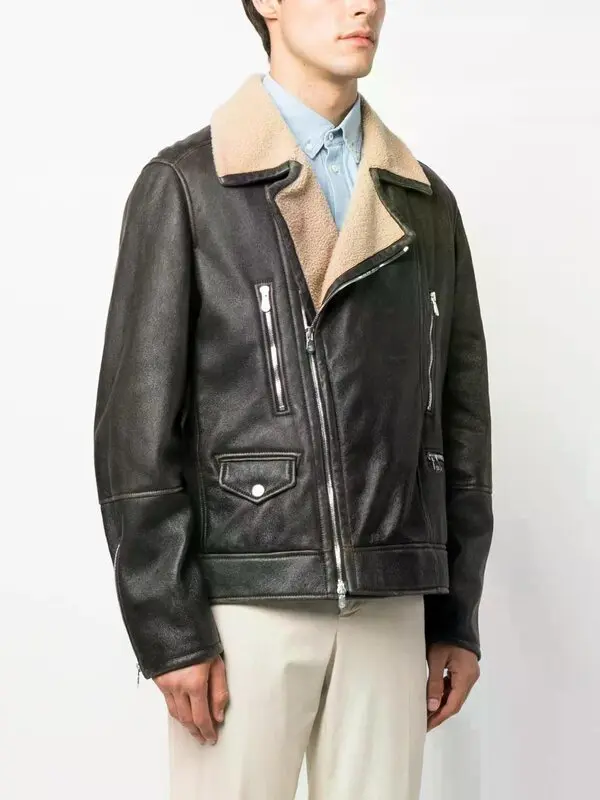 Brunello Cucinelli Zip-up Leather Jacket