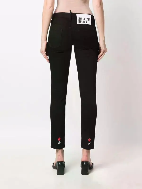 Dsquared2 Logo-patch Skinny Trousers