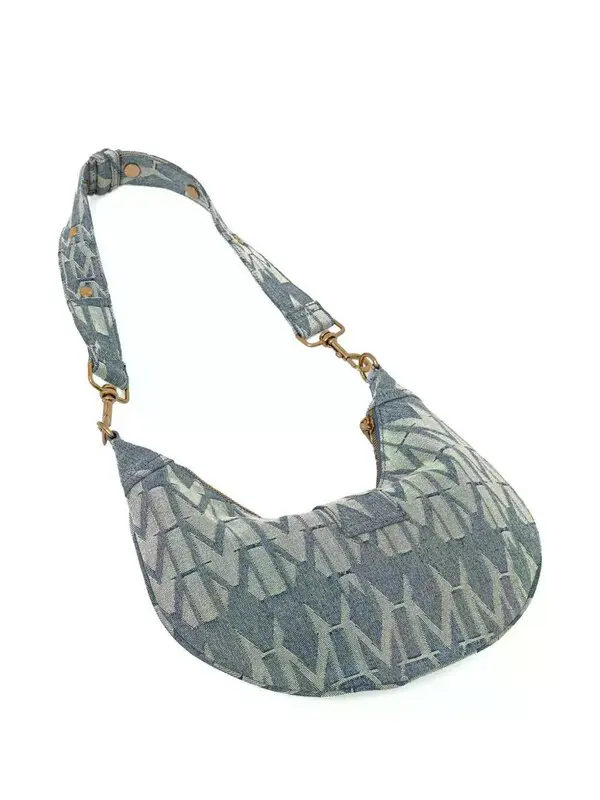 MARCIANO Monogram Halfmoon Buckle Tote Bag