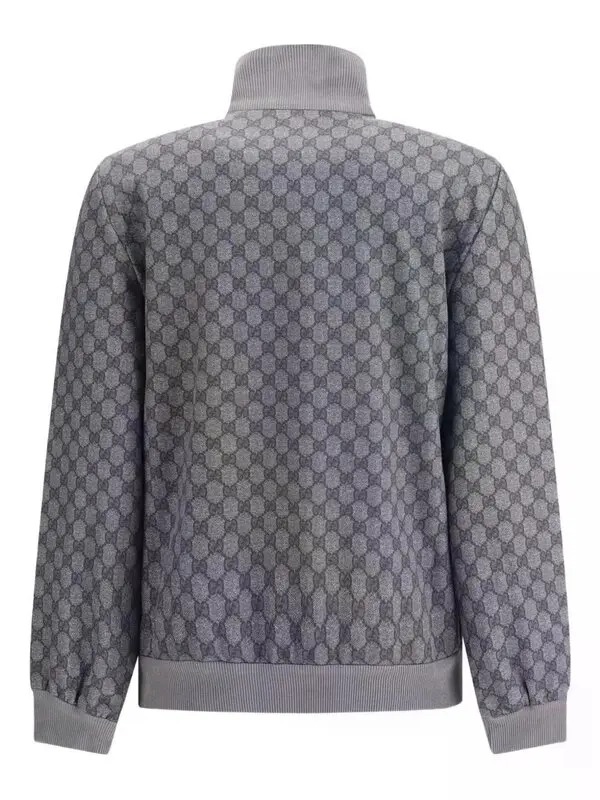 Gucci Gg Monogram Zip Jacket