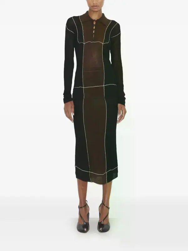 Tory Burch Panelled Midi Skirt