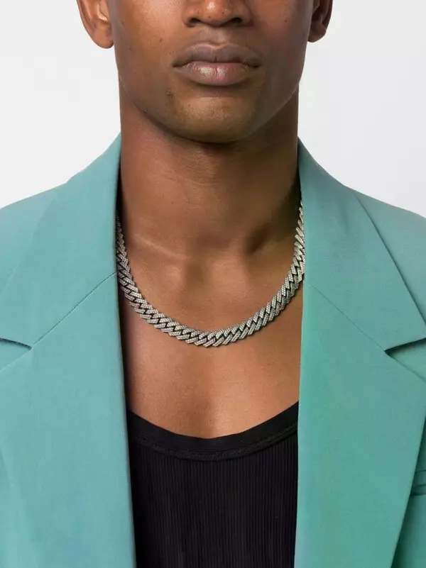 DARKAI Mini Prong Pavé Gemstone Necklace