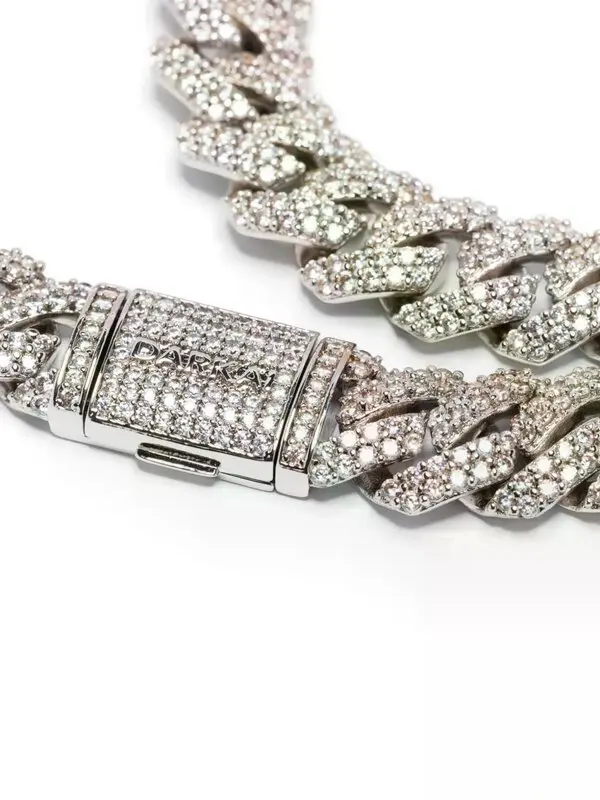 DARKAI Mini Prong Pavé Gemstone Necklace