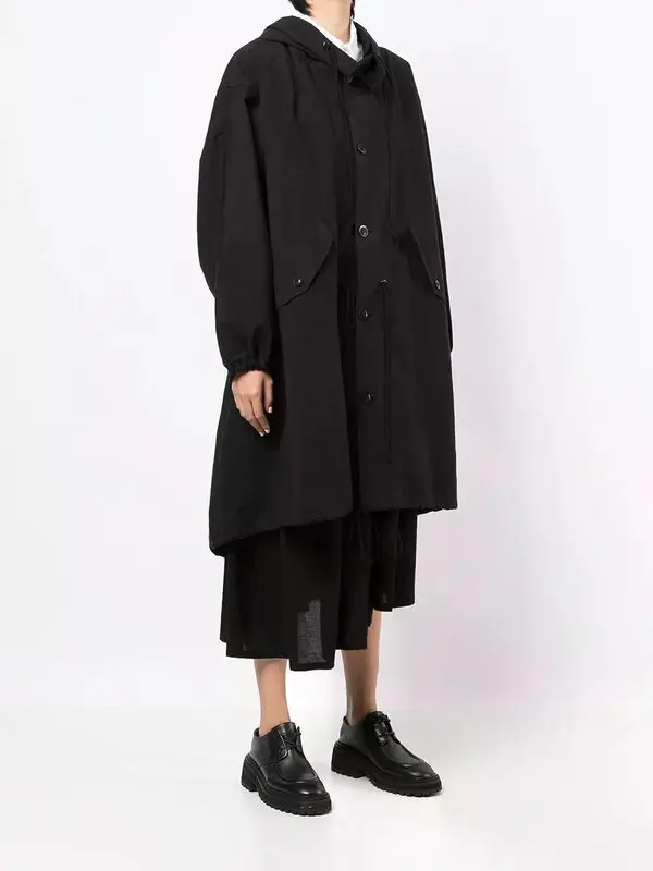 Y’s Oversized Hooded Coat