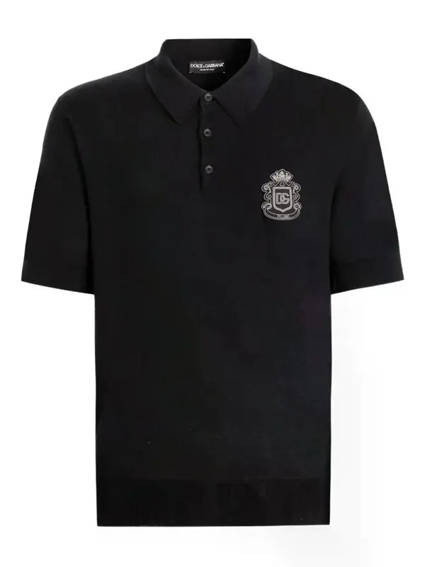 Dolce & Gabbana Button-fastening Polo Shirt - Blue
