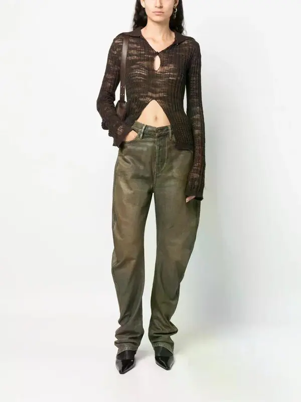 Acne Studios Relaxed Fit Coated Jeans