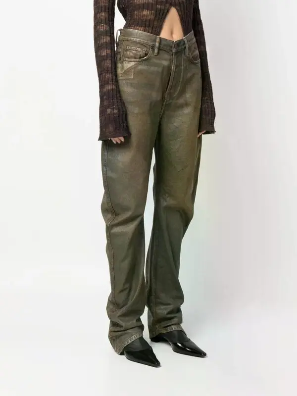 Acne Studios Relaxed Fit Coated Jeans