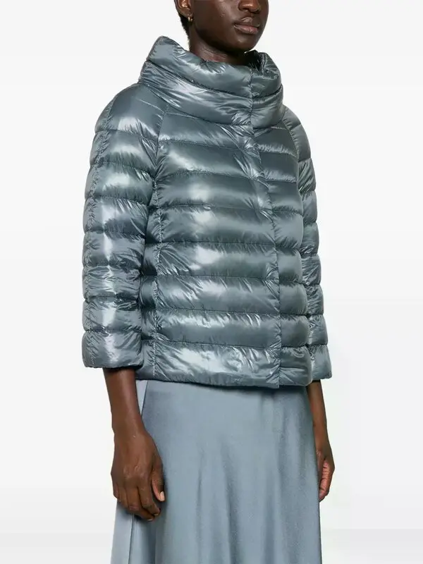 Herno Sofia Quilted Puffer Jacket - Blue