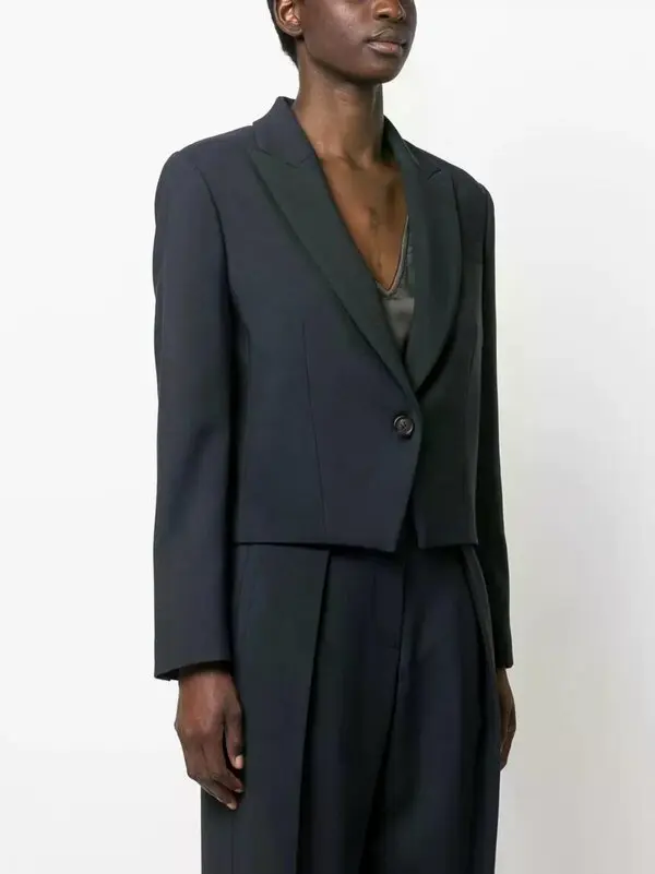 Brunello Cucinelli Single-breasted Cropped Blazer