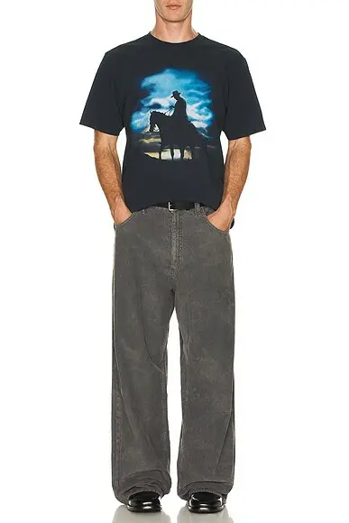 ONE OF THESE DAYS Harvest Moon Tee - Washed Black