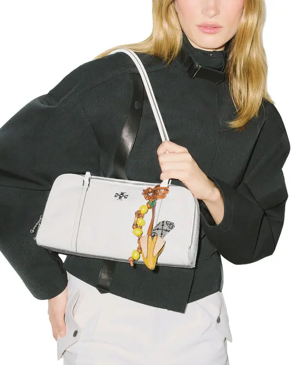Tory Burch Crinkle Leather Satchel