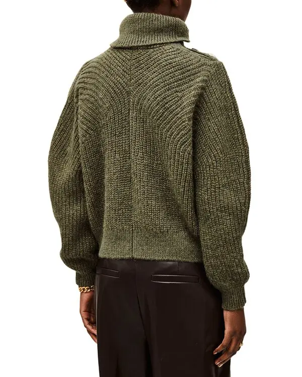 Ba&sh Roumane Turtleneck Sweater - Khaki