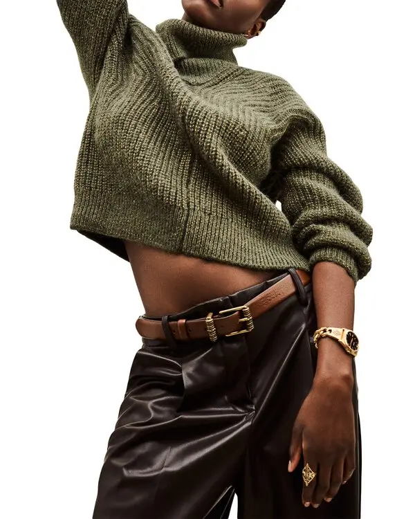 Ba&sh Roumane Turtleneck Sweater - Khaki