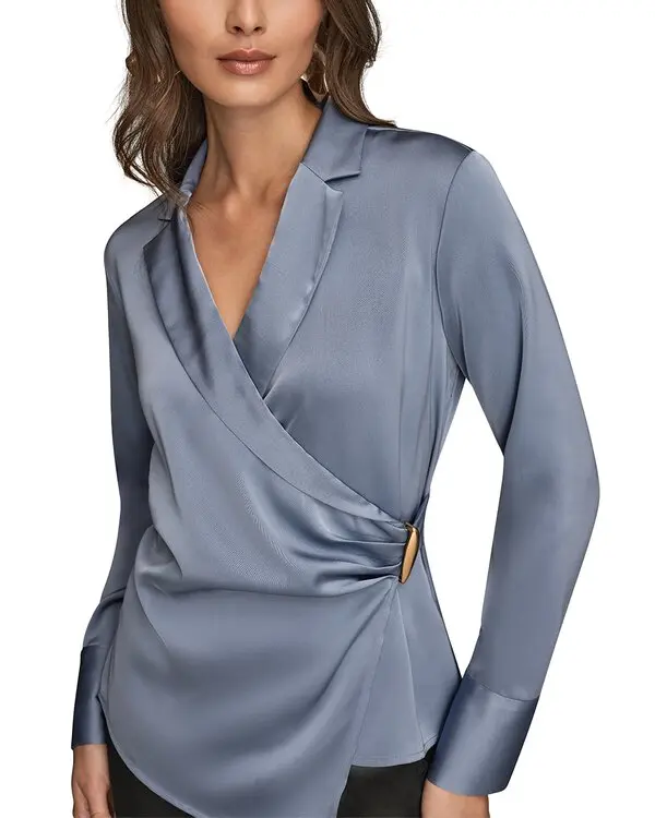 Donna Karan New York Wrap Blouse