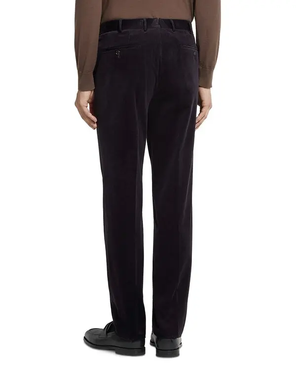 Zegna Cashco Corduroy Pants - Navy Blue