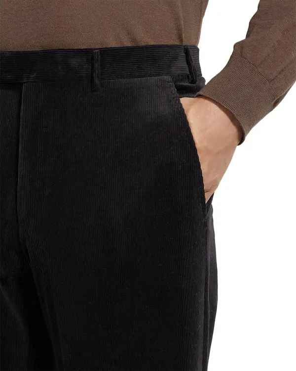 Zegna Cashco Corduroy Pants - Navy Blue